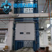 China 8m Blue Warehouse Elevator Lift 20000kgs Warehouse Goods Lift Self Customized for sale
