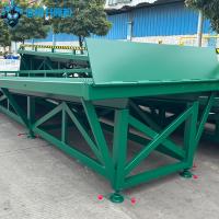 China 15 Tons Green Mobile Dock Ramp Warehouse Portable Truck Loading Ramp for sale