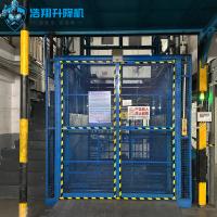 China 10m High 500kg-20000kg Industrial Indoor Goods Lift Hydraulic Cargo Elevator for sale