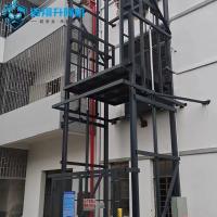 China 10m High 500kg-20000kg Industrial Outdoor Goods Lift Hydraulic Cargo Elevator for sale