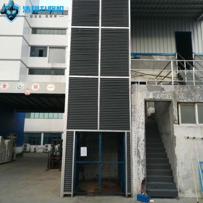 China 10m High 500kg-20000kg Industrial Outdoor Goods Lift Hydraulic Cargo Elevator for sale