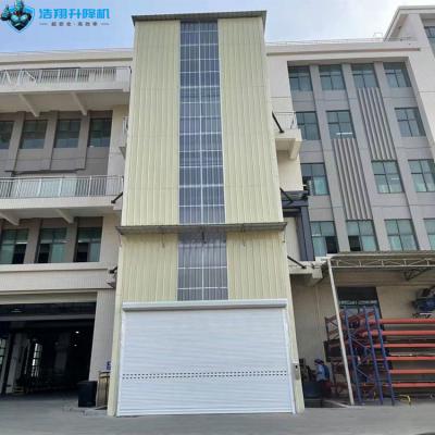 China 6m High 500kg-20000kg Industrial Outdoor Goods Lift Hydraulic Cargo Elevator for sale