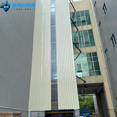 China 6m High 500kg-20000kg Industrial Outdoor Goods Lift Hydraulic Cargo Elevator for sale