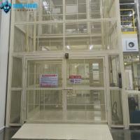 China 6m White Warehouse Elevator Lift 20000kgs Warehouse Goods Lift Self Customized for sale