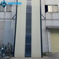 China 8m High 500kg-20000kg Industrial Outdoor Goods Lift Hydraulic Cargo Elevator for sale
