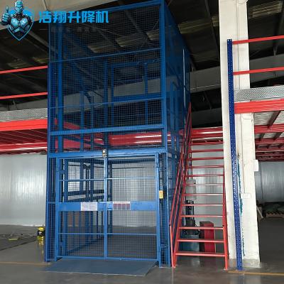 China 6m High 500kg-20000kg Industrial Indoor Goods Lift Hydraulic Cargo Elevator for sale