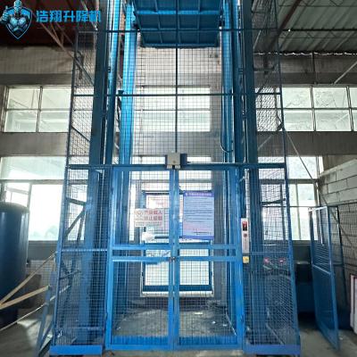 China 8m High 500kg-20000kg Industrial Indoor Goods Lift Hydraulic Cargo Elevator for sale