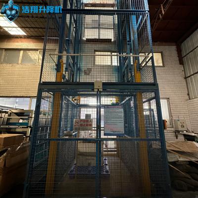 China 10m High 500kg-20000kg Industrial Indoor Goods Lift Hydraulic Cargo Elevator for sale
