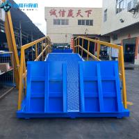 China High Guardrail Loading And Unloading Goods Hydraulic Dock Ramp For Factory for sale