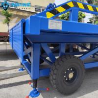 China 10T-10M Mobile Hydraulic Dock Ramp For Distribution Center for sale