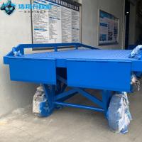 China 10T-10M Customized Blue Loading And Unloading Goods Hydraulic Dock Ramp for sale