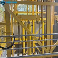 China 10m Yellow Warehouse Elevator Lift 20000kgs Warehouse Goods Lift Self Customized for sale