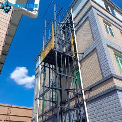 China 3 Floors 12 M Large Freight Elevator Customized Outdoor Freight Elevator for sale