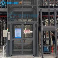 China 10m High Black 500kg-20000kg Large Industrial Indoor Hydraulic Cargo Elevator for sale