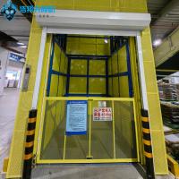 China 7 Tons 10 m High Customized Yellow 500kg-20000kg Large Industrial Indoor Hydraulic Freight Elevator for sale
