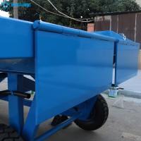 China Factory 10T-10M Conventional Blue Loading And Unloading Freight Manual Dock Ramp for sale