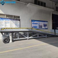 China Customized Grey 15T-12M Large Load Capacity Hydraulic Dock Ramp For Factory Warehouse for sale