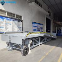 China Customized Grey 15T-12M Large Load Capacity Hydraulic Dock Ramp For Factory Warehouse for sale