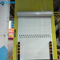 China Perforated Metal Protective Net And Counterweight And Rolling Door 5 m Warehouse Cargo Elevator Steel Indoor Hydraulic Lifts Loading Heavy Freight for sale