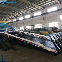 China 10T-10M Customized Black Portable Manual Dock Ramp Connecting The Trucks And Forklifts for sale