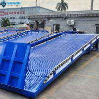 China Portable Container Ramp Lift Hydraulic Load Dock Forklift Yard Container Ramp for sale