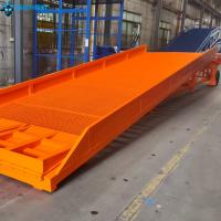 China 6-15 Ton Portable Mobile Dock Leveler Warehouse Forklift Truck Loading Dock Ramp for sale