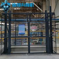 China Improve Material Handling Productivity With Custom Hydraulic Cargo Lifts Treated With Paint for sale