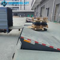 China Hydraulic Dock Leveler Blue - High-Strength Customizable Height - 8T-20T No Pit Required for Distribution for sale