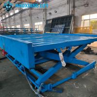 China Unmovable Hydraulic Scissor Lift with Rollers – 1T-10T, stable, roller-eases loading/unloading, easy operation, durable steel, factory-perfect for sale