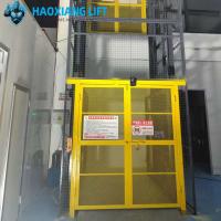 China White 2-Level 7-Meter Heavy-Duty Freight Lift – Customized Outdoor Goods Elevator Dedicated to Warehouse Use for sale