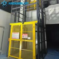 China White 2-Level 7-Meter Heavy-Duty Freight Lift – Customized Outdoor Goods Elevator Dedicated to Warehouse Use for sale