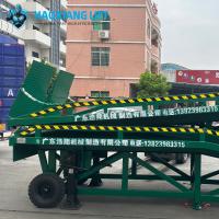 China Blue 10t Portable Container Loading/Unloading Ramp – CE/ISO Certified Hydraulic Mobile Yard Ramp Sectional for sale