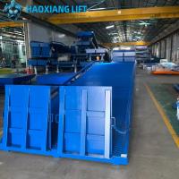 China 15T Heavy Duty Hydraulic Mobile Dock Ramp - Anti-Slip Diamond Surface Forklift Compatible for sale