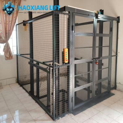 China 500kg-2000kg Industrial Grade Hydraulic Freight Elevator with Stable Operation for Indoor Warehouse Loading for sale