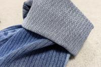 China 10.7 Ounce Twill Herringbone Denim Fabric OA Yarn Tencel Denim Dark Blue for sale