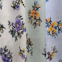 China Weave Cotton Tencel Twill Fabric 60x60 Yarn Dyed Abrasion Resistant for sale