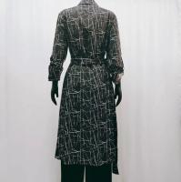 China 32S 100 Lyocell Tencel Stretch Twill Carded Ladies Cool Trench Coat for sale