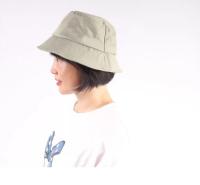 China Poly 100% Cotton Unisex Bucket Hat Organic Cotton Twill Fabric for sale