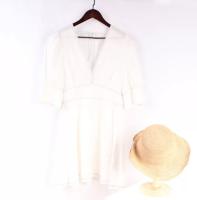 China 75% Lyocell Linen Fabric By The Yard 25% Linen White Tencel Dress for sale