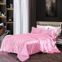 China 100 Mulberry Silk Fitted Sheet Double Satin 4PC Bedding Set 20×36 Inch for sale