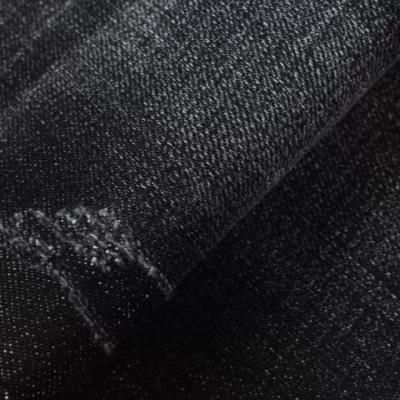 China Cotton Polyester Spandex Blend Fabric 12S/70D Material Denim Elastic for sale