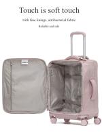 China 2025 Customizable Color Nylon Carry-On Travel Suitcase Hot Sale Lightweight Waterproof Spinner Wheels with Large Capacity for sale