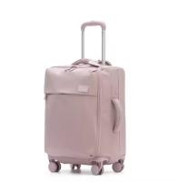 China 2025 Luxury Lightweight Nylon 18-Inch Large Capacity Waterproof Luggage Case Swivel Spinner Mainly Fabric Versatile Suitcase for sale