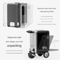 China Intelligent Cycling Business Travel Luggage 28inch Aluminium Frame Lightweight Hard Shell Suitcase for sale