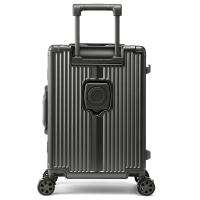China Silent Wheel Business Travel Luggage Pc Carry On 4 Wheel Cabin Suitcase  20 Inch for sale