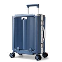 China 56cm PC Framed Business Travel Luggage Airline Carry On Suitcase Spinner Wheels for sale