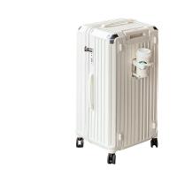 China Fashionable Business Travel Luggage Roller Bag Large Lightweight Suitcase With Cup Holder for sale