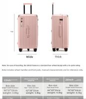China Fashionable Business Travel Luggage Roller Bag Large Lightweight Suitcase With Cup Holder for sale