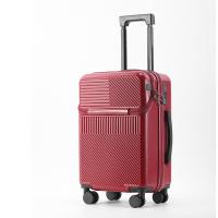China 2025 Latest Design Extendable Anti-Theft Suitcase Front-Opening Outdoor Travel Luggage Wholesale Low Prices for sale