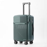 China 2025 Latest Design Extendable Anti-Theft Suitcase Front-Opening Outdoor Travel Luggage Wholesale Low Prices for sale